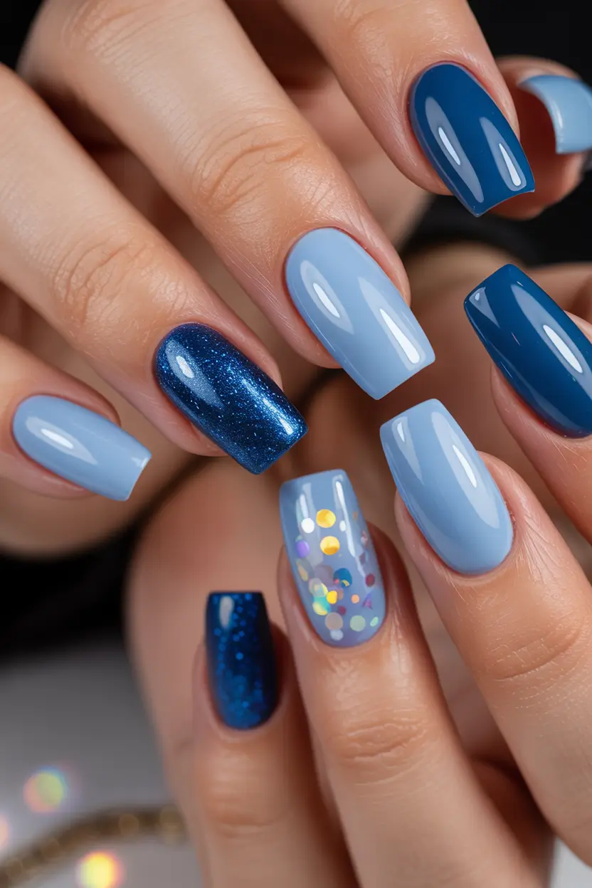 Blue Nails 2026 – Best Blue Nails Design Ideas in Royal Shades for ...