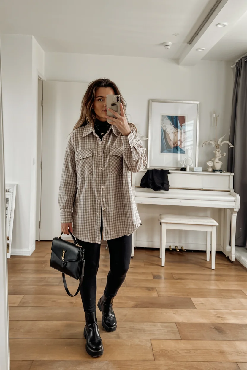 Fall Outfits with Leggings 2026: Cozy Women’s Outfit Ideas with Boots ...